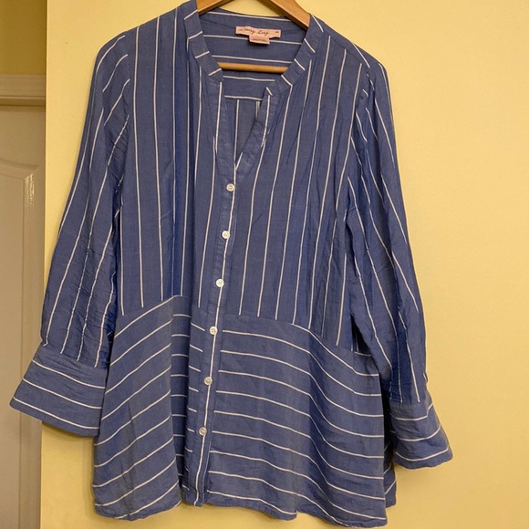 Tops | Penningtons In Every Story Stripe Blouse | Poshmark